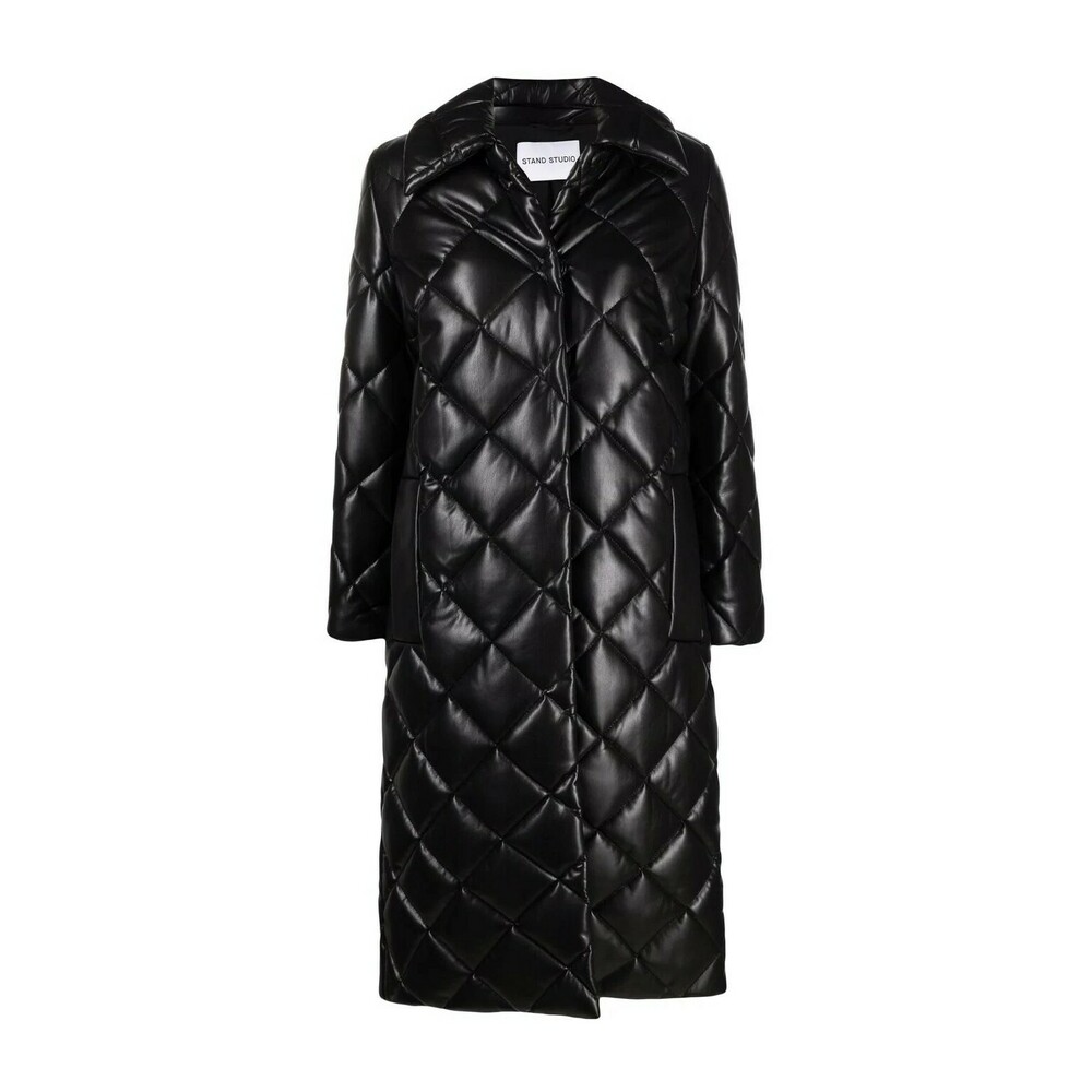 Stand Studio, Coat Czarny, female, Stand Studio