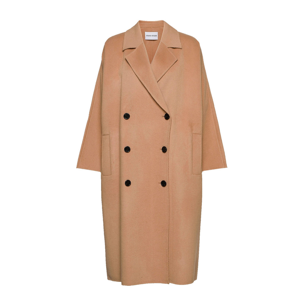 Stand Studio, Coat Beżowy, female, Stand Studio