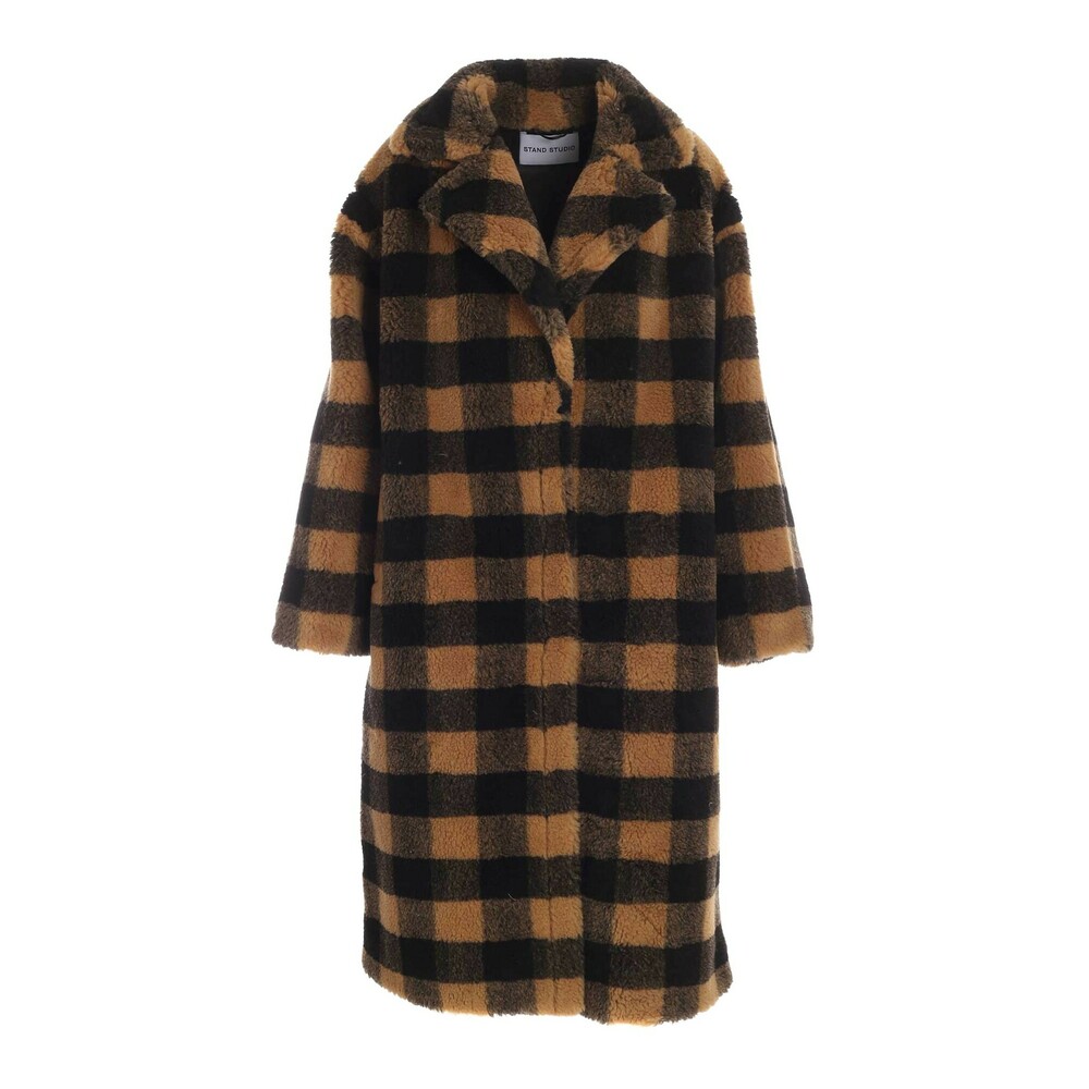 Stand Studio, Coat Brązowy, female, Stand Studio