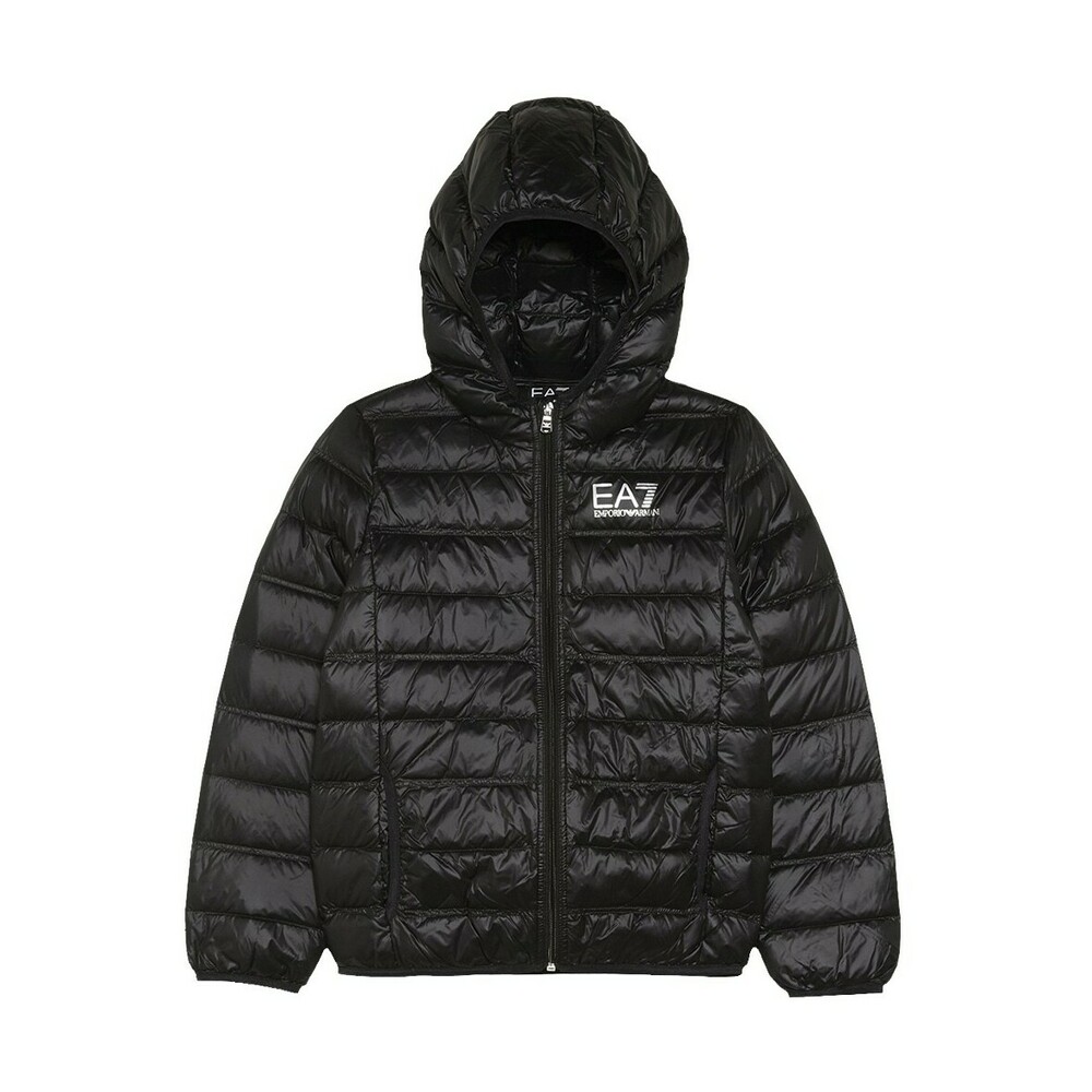 Emporio Armani EA7, Coat Czarny, male, Emporio Armani EA7