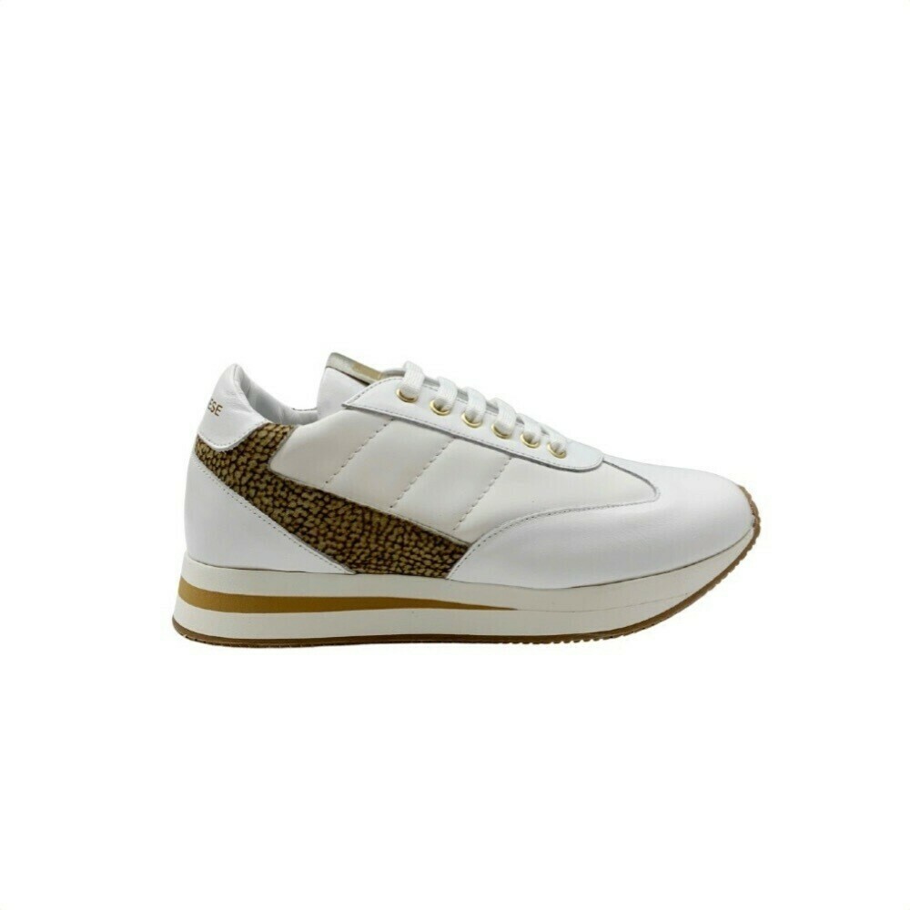 Borbonese, Sneakers - Biały, female, Borbonese