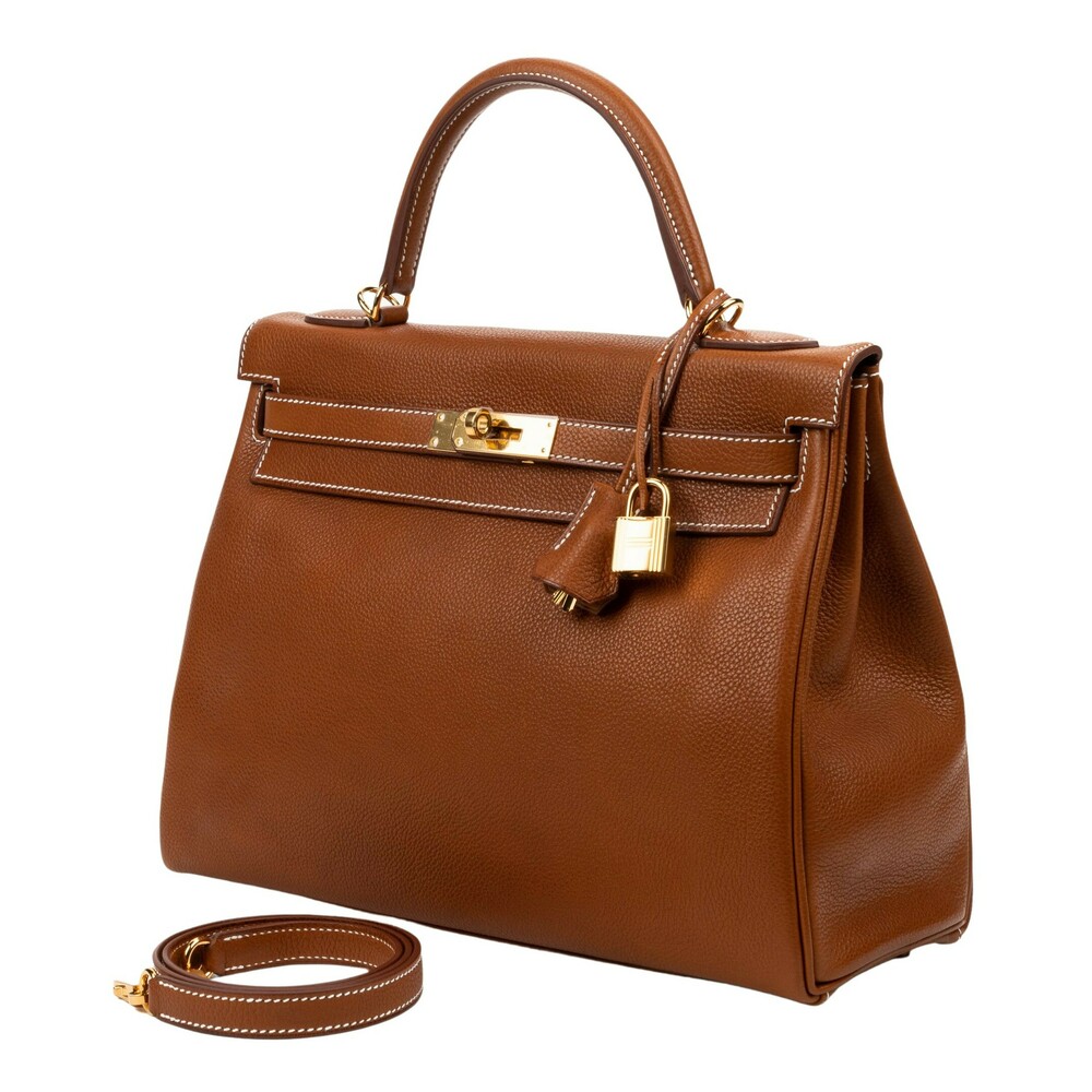 Hermès Vintage, Używane Kelly Brązowy, female, Hermès Vintage