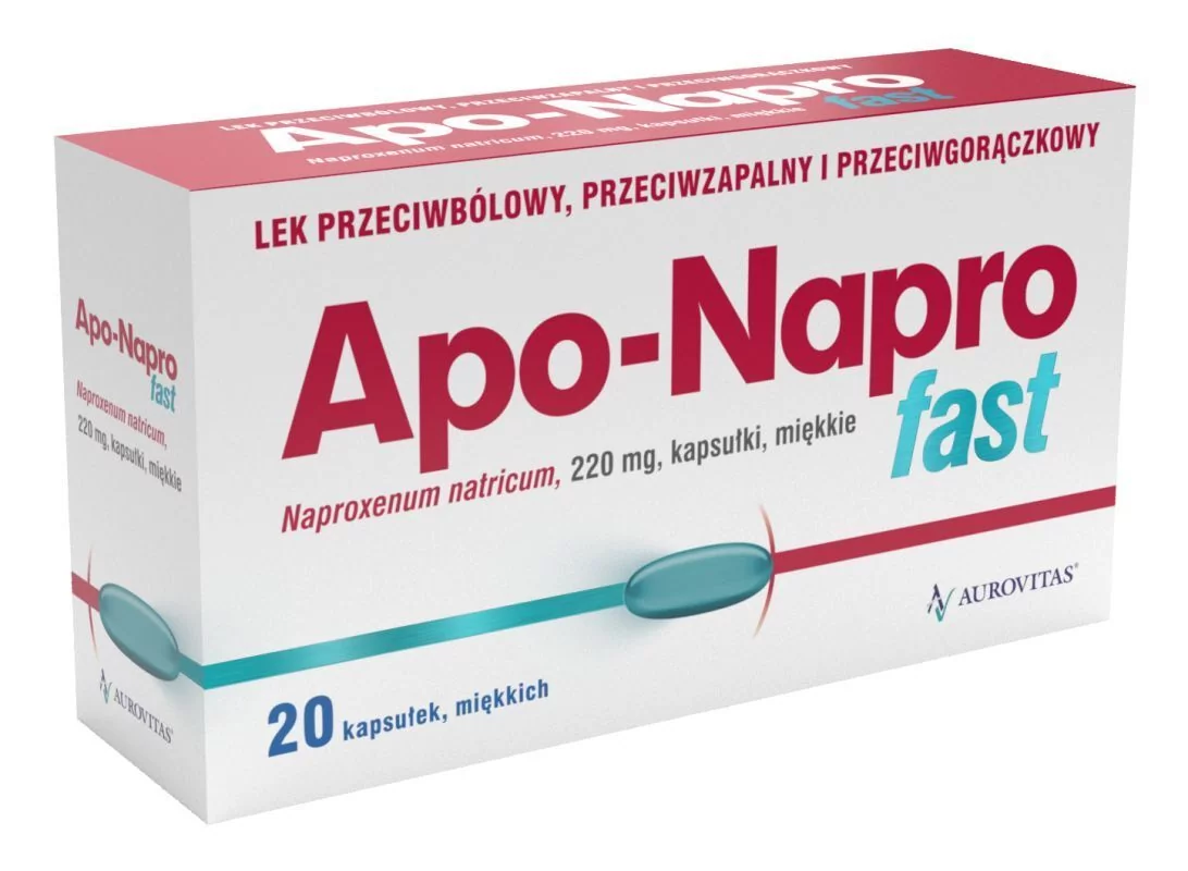APOTEX Apo-Napro Fast 20 kapsułek 3398862 - Ceny i opinie na Skapiec.pl