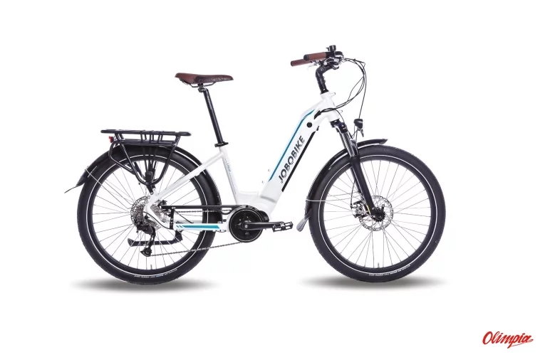 Rower elektryczny JOBOBIKE Linda white/grey 2022 - Ceny i opinie na ...