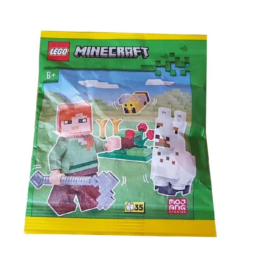 LEGO Minecraft Zestaw - Alex, Baby Llama and Bee 662308 polybag klocki ...