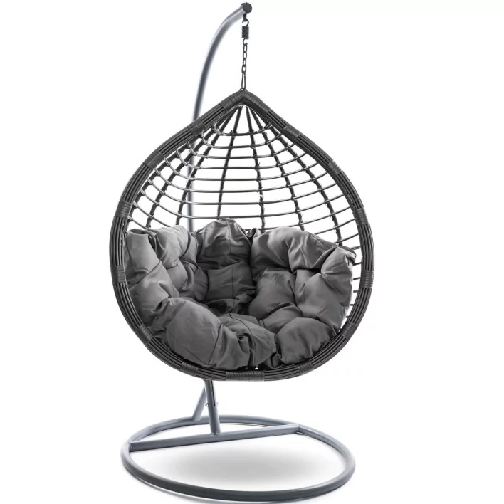 Kokon ogrodowy szary, fotel wiszący - SC-004 - Ceny i opinie na Skapiec.pl