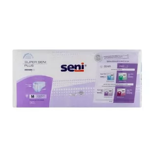 SUPER SENI PLUS MEDIUM Pieluchomajtki dla dorosłych, 30 szt ...