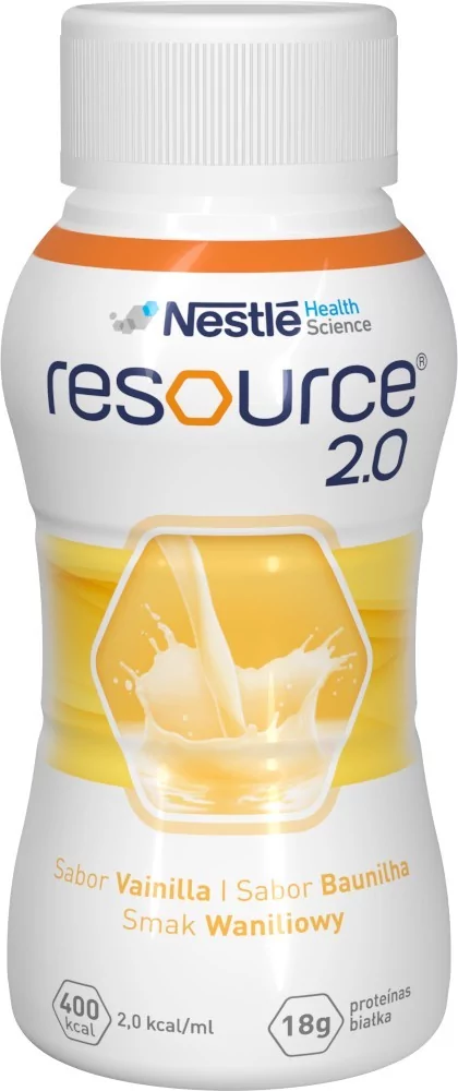 Resource 2.0 smak waniliowy, 4 x 200 ml - Ceny i opinie na Skapiec.pl