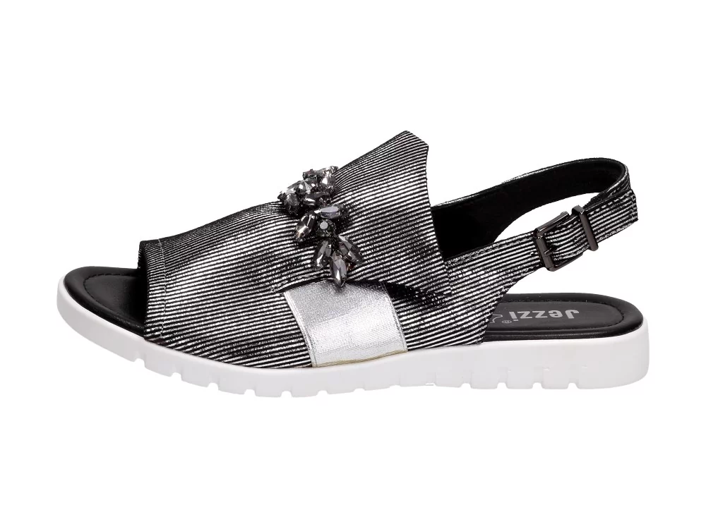 Srebrne sandały damskie JEZZI ASA110-10 - Jezzi - Ceny i opinie na ...