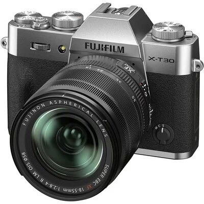 FUJIFILM X-T30 II Srebrny + Obiektyw XF 18-55 mm f/2.8-4.0 R LM OIS - Ceny i opinie na Skapiec.pl