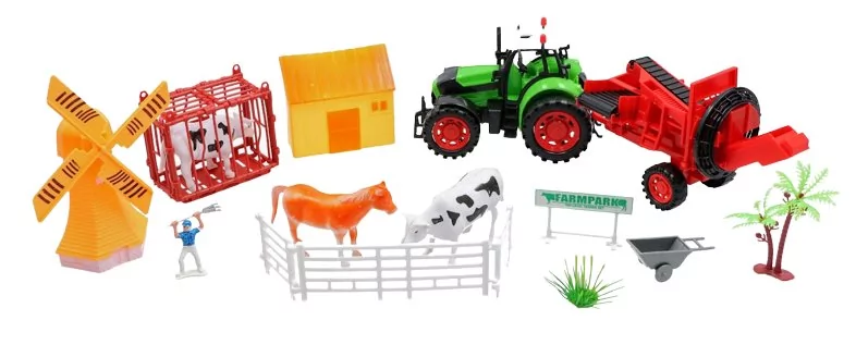 Zestaw farmerski Traktor Krowa Kon - Ceny i opinie na Skapiec.pl