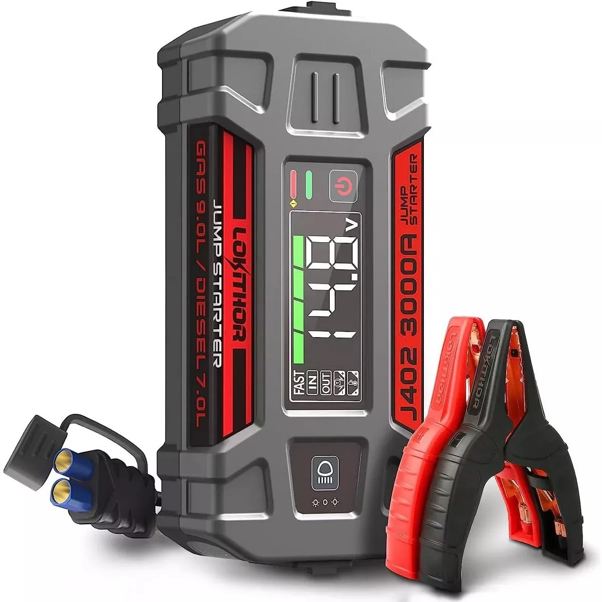 Powerbank Jump Starter Lokithor J402 12V 74Wh 3000A ROZRUCH - Ceny i opinie na Skapiec.pl