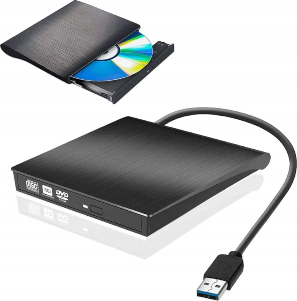 Odtwarzacz DVD Zenwire Zewnętrzny Przenośny Napęd DVD CD USB 3.0 ...
