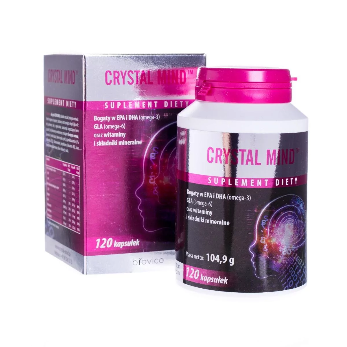 Biovico Crystal Mind 120 kaps. - Ceny i opinie na Skapiec.pl