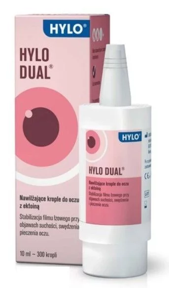 Ursa Pharm Hylo-Dual Nawilżające krople do oczu z ektoiną 10ml Długi ...