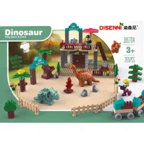 Klocki konstrukcyjne 205 elementów Dino Park MEGA CREATIVE 502461 ...