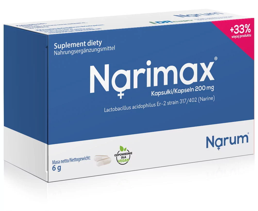 Narine probiotyk Lactobacillus Acidophilus Er-2 STRAIN 317/402 150 mg ...