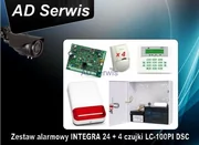 Zestaw alarmowy INTEGRA 24 + 4 czujki LC-100PI DSC (nr.kat.2115) - Ceny ...