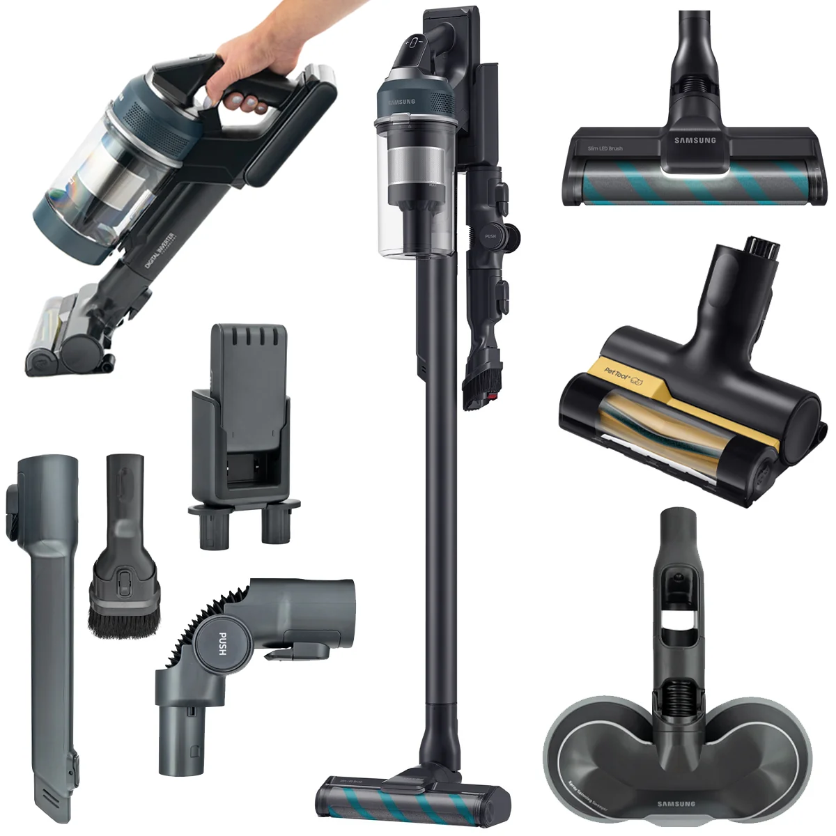 Samsung Jet 85 Premium VS20C852FTB/GE - Ceny i opinie na Skapiec.pl