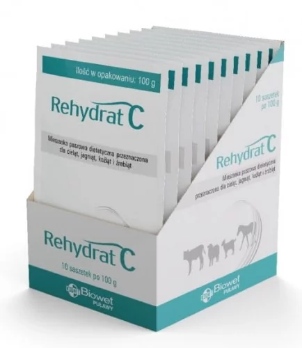 Biowet Rehydrat C 10 x 100 g - Ceny i opinie na Skapiec.pl