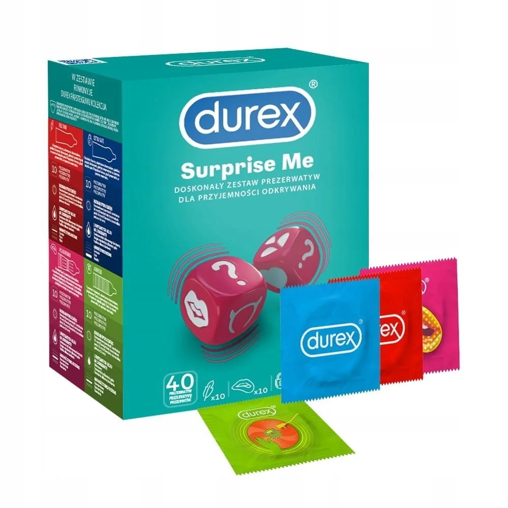 Durex prezerwatywy Fun Explosion mix zestaw 40 szt - Ceny i opinie na ...