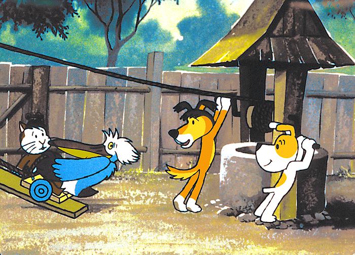 Reksio, odc. 49: Reksio i koguty