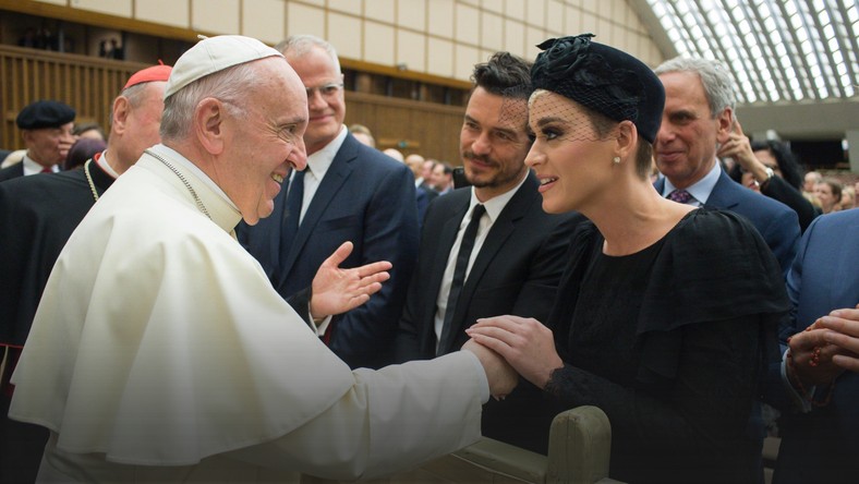 Katy Perry i Orlando Bloom spotkali się z papieżem Franciszkiem ...