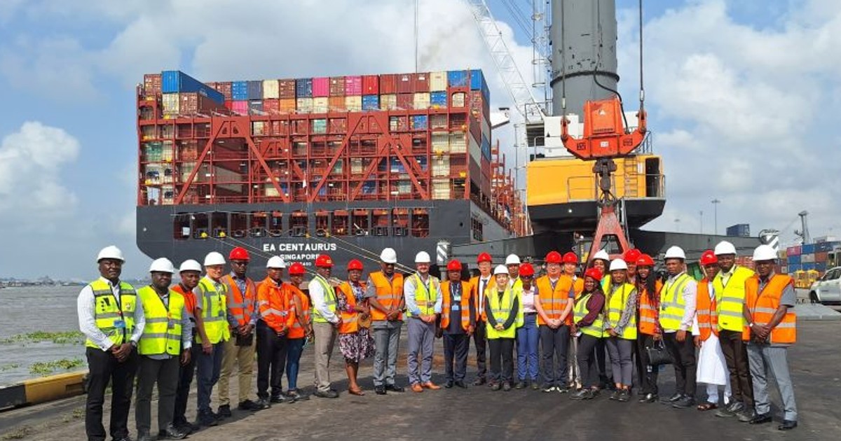 Nigerian port makes history with the arrival of EA Centaurus, the ...