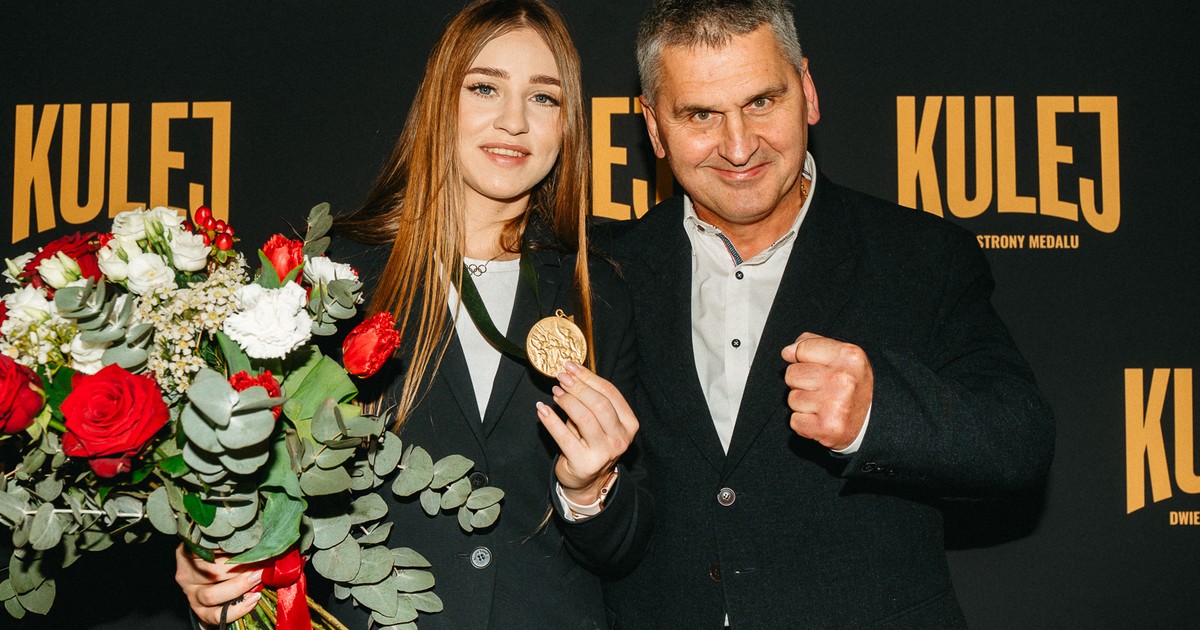 Julia Szeremeta ze złotym medalem od syna Jerzego Kuleja. "Żeby się nie ...