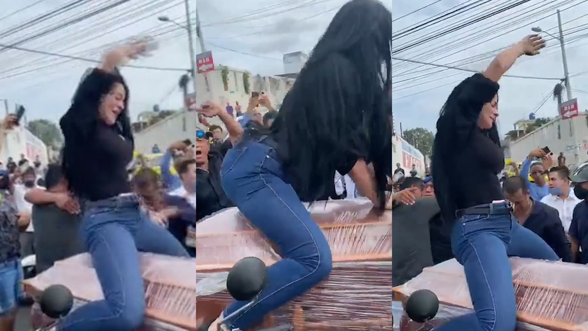 Erotikus koporsó-vonaglással búcsúztatta halott párját temetésén egy ...