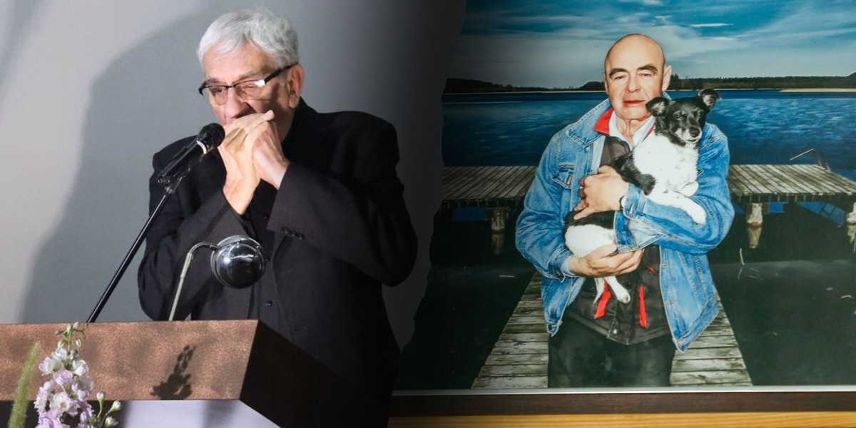 Wiktor Zborowski zagrał dla Stanisława Tyma na pogrzebie. Wiktor Zborowski zagrał dla Stanisława Tyma na pogrzebie.