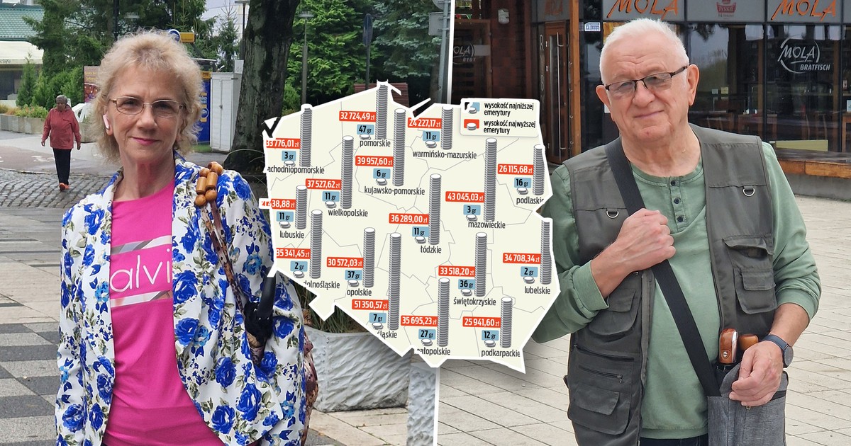 Gdzie mieszkają najbogatsi emeryci w Polsce? Oto mapa wypłat z ZUS