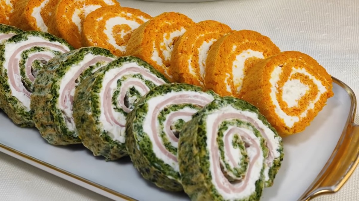 Recept za dva slana rolata od jedne smede, idelani za slavsko predjelo ...