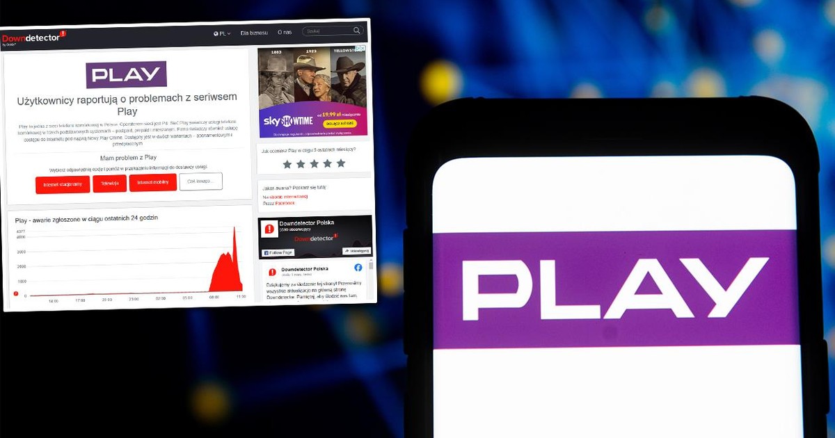 Awaria Play w Polsce. Klienci zgłaszają problemy z internetem, a sieć ...