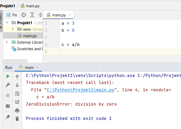 Kurs: Python w pigułce cz. 5: Obsługa błędów w praktyce