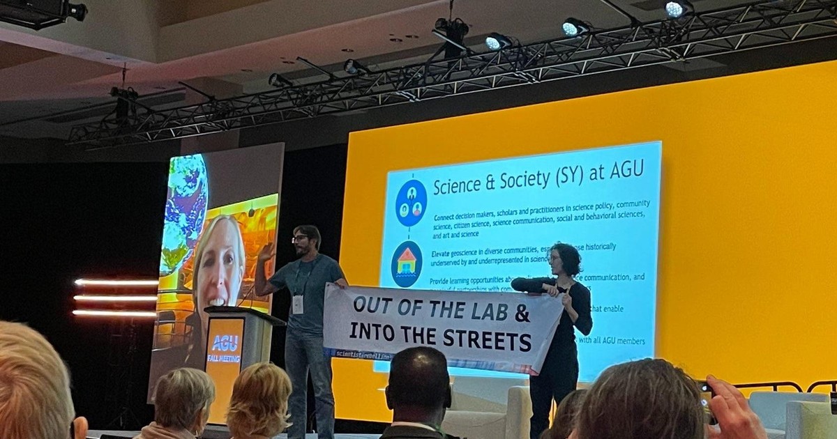 2 climate activists got kicked out of the world's biggest Earth-science ...