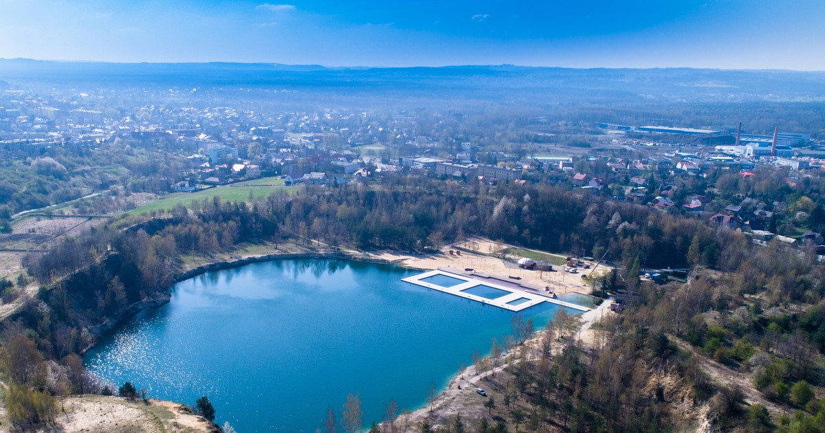 Tak wygląda "polski Balaton". Dawny kamieniołom w Trzebini zachwyca ...