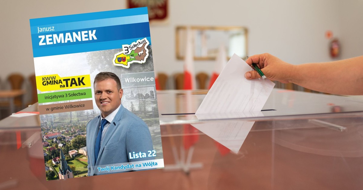 Janusz Zemanek był jedynym kandydatem na wójta Wilkowic. Przegrał ...