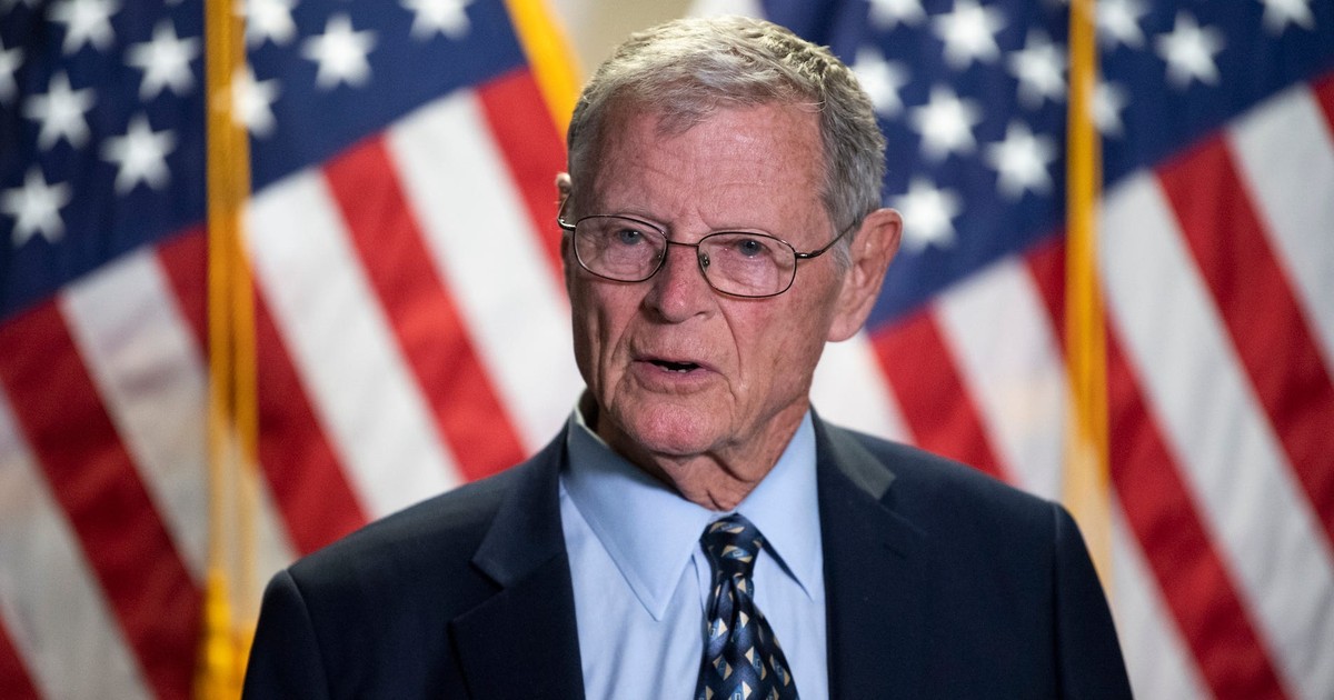 Former GOP Sen. Jim Inhofe, famous for throwing a snowball in the ...