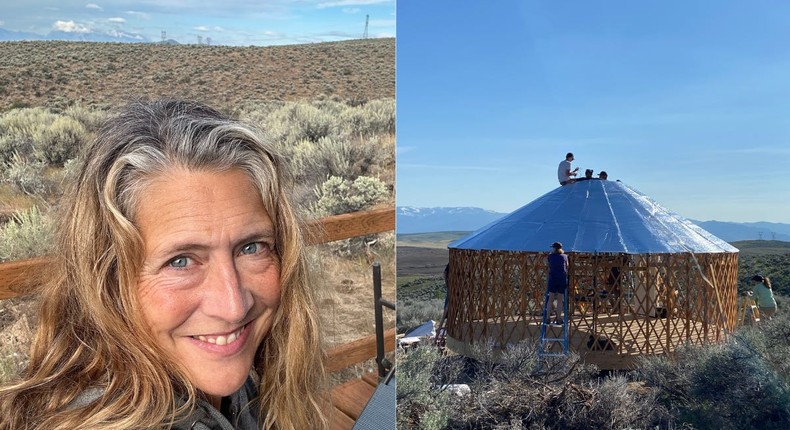 I live off the grid in a yurt on land I inherited. There's nothing I ...