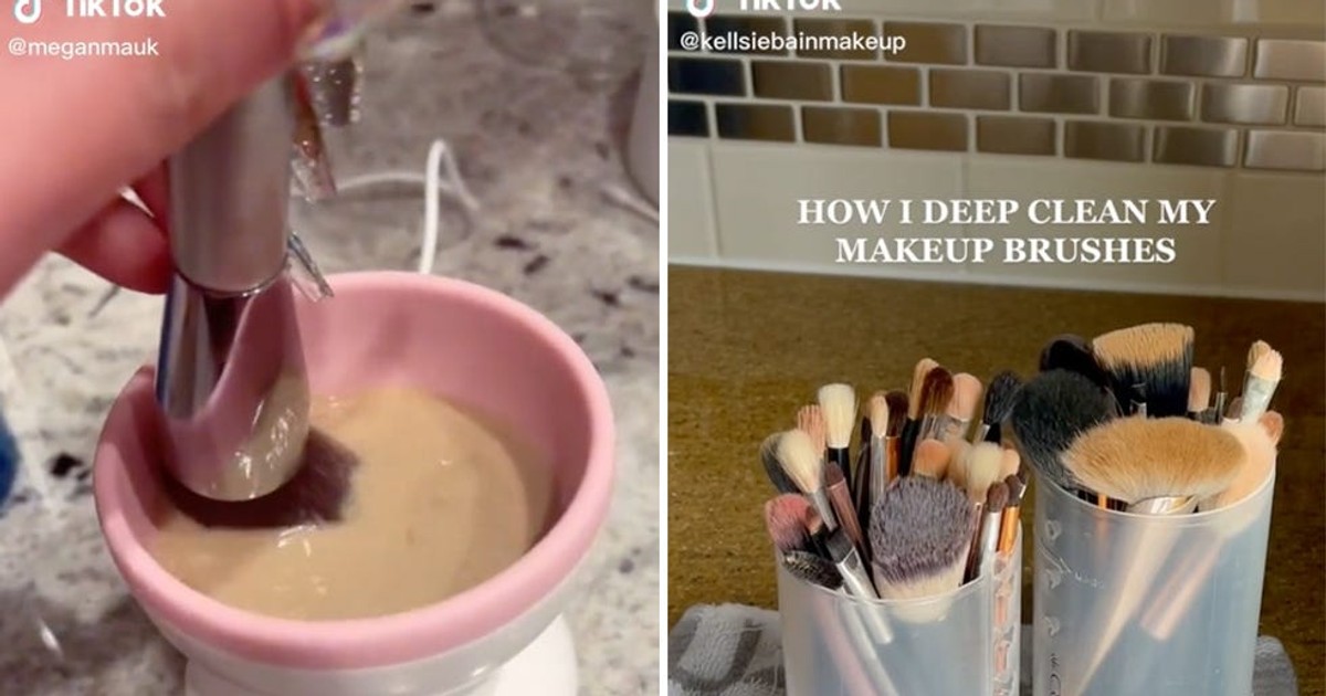 I tried five viral TikTok methods to clean makeup brushes and found the ...