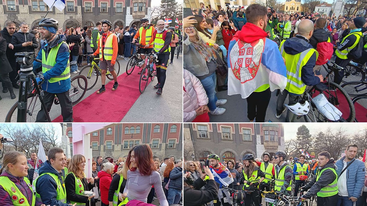 Studenti biciklisti stigli u Suboticu: Za sutra najavljen skup u ...