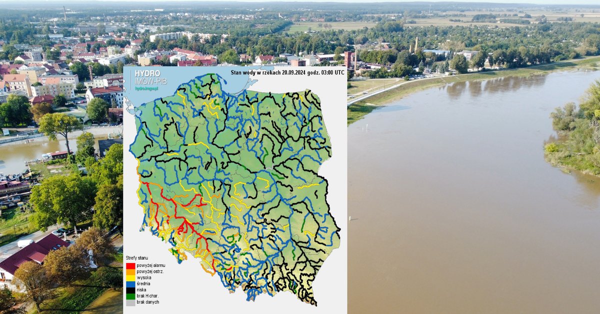 Fala kulminacyjna w Brzegu Dolnym. Są najnowsze dane o stanie polskich ...