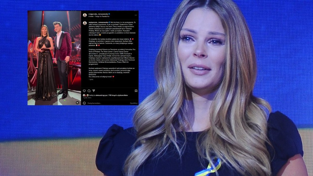 Małgorzata Tomaszewska po raz pierwszy o zwolnieniu z TVP: to przystanek - Plejada.pl