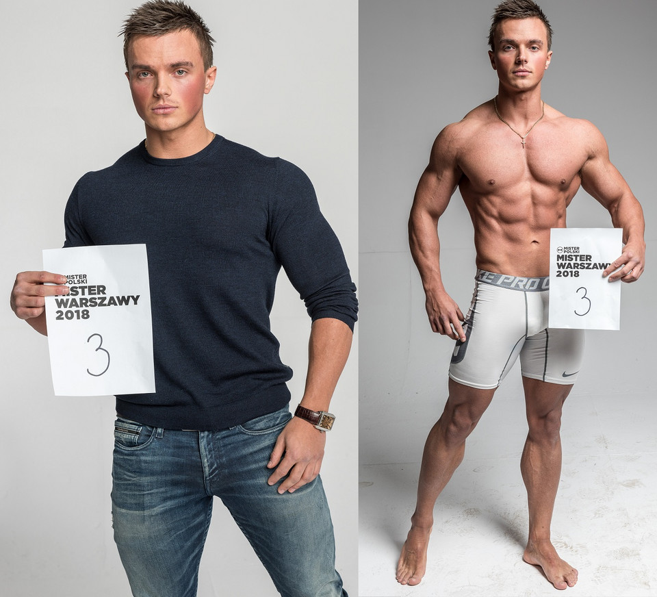 Mister Warszawy 2018. Finaliści BEZ KOSZULKI. Wśród nich nowy Mister ...