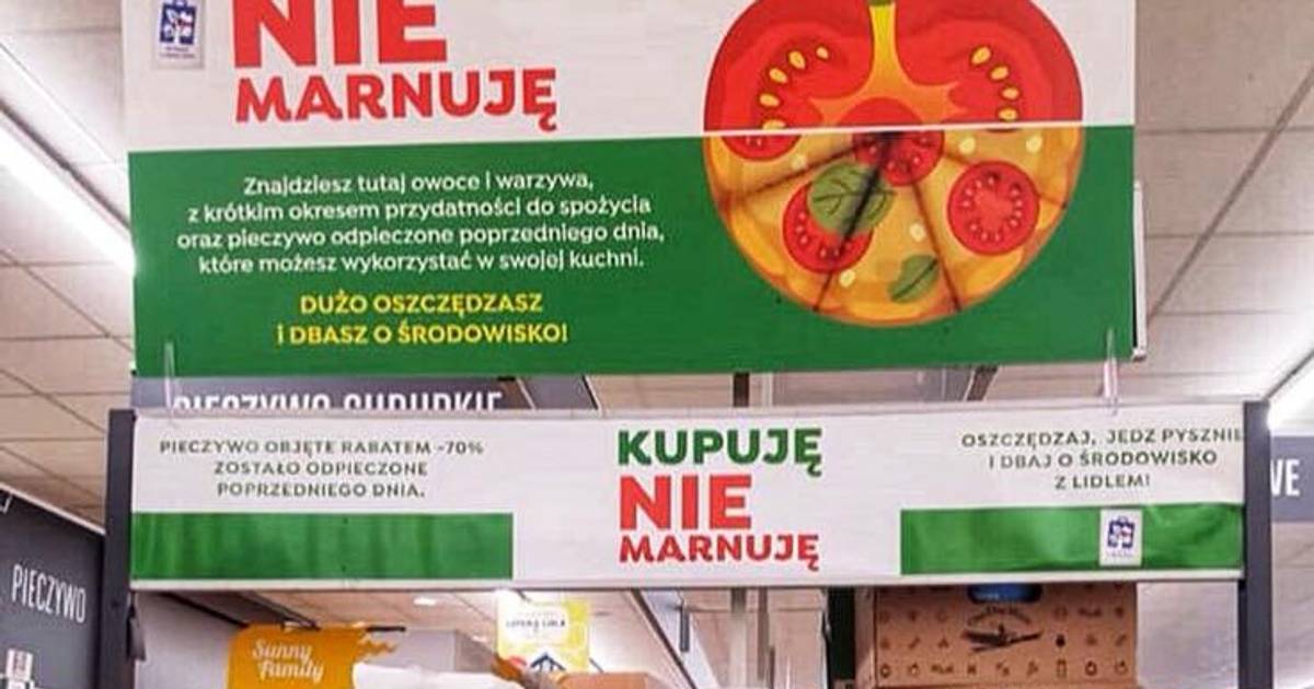 Lidl w zgodzie z filozofią "zero waste" sprzedaje żywność nawet 70 ...