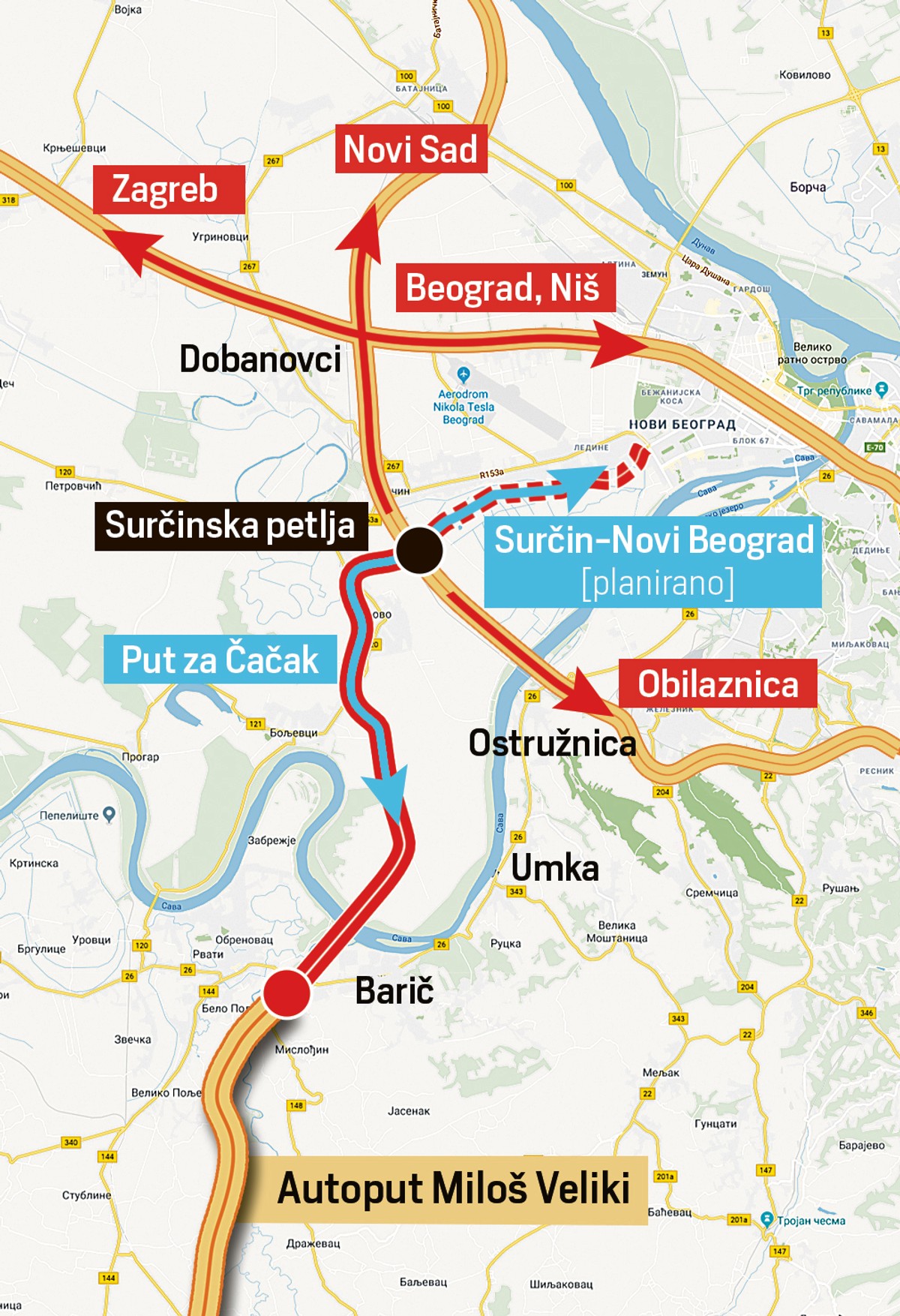 SA NOVOM DEONICOM KORIDOR 11 ĆE DOBITI PUN SMISAO Čačani će moći do ...