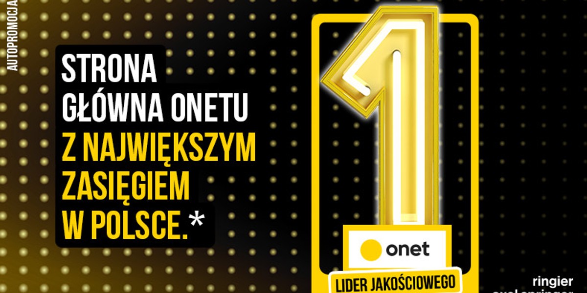 Strona główna Onetu z największym zasięgiem w Polsce - Wiadomości