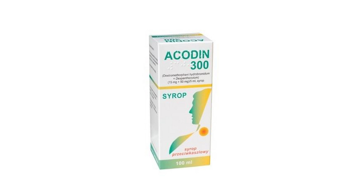 Acodin syrop 300 i 150 Junior (ulotka) - wskazania, dawkowanie, skutki ...