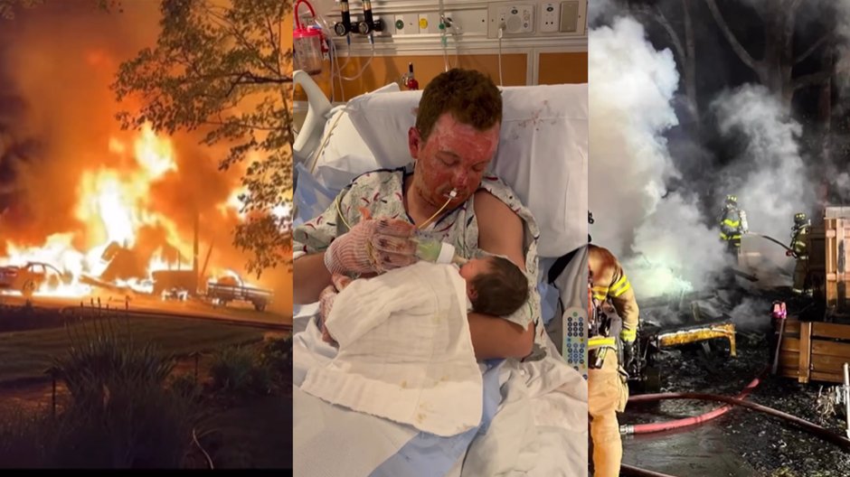 Była w 37. tygodniu ciąży. Wyskoczyła z okna płonącego domu, aby ...